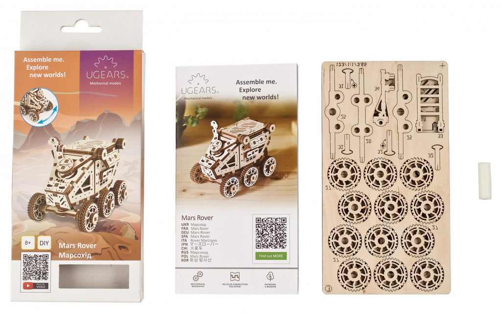 Ugears: Mechanical Models - Mars Rover — Polly's Toys & Gifts